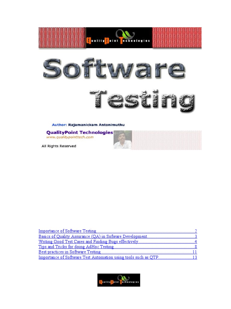 Software Testing | PDF | Software Testing | Web Page