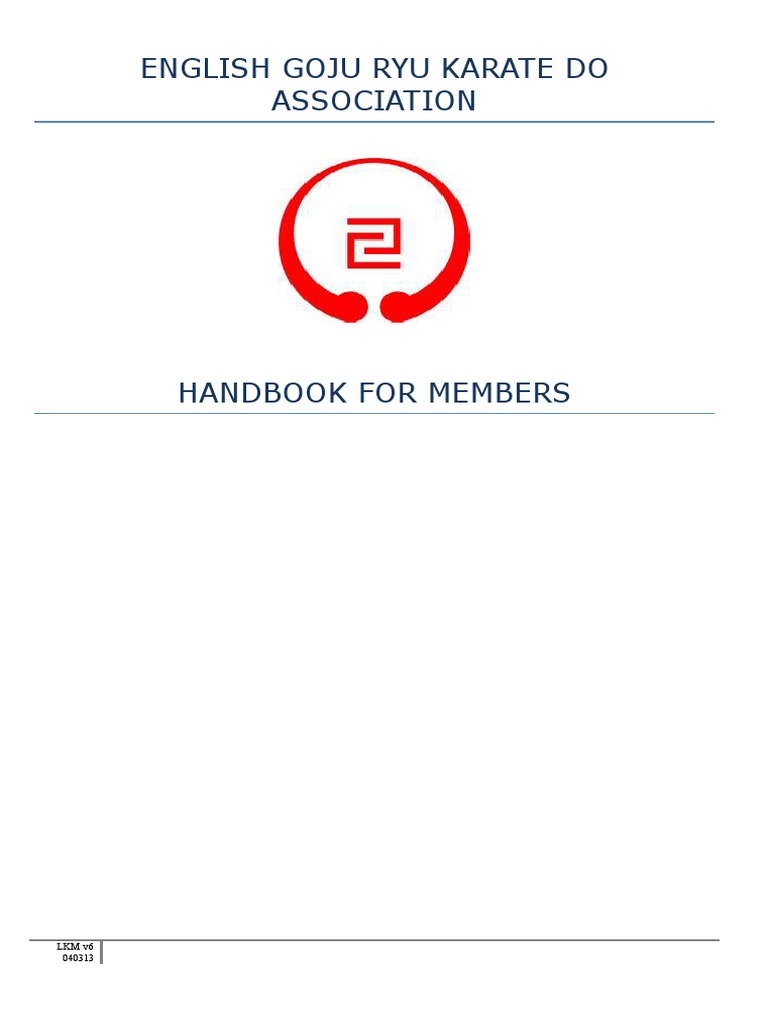 IOGKF Student | PDF | Karate | Gendai Budo