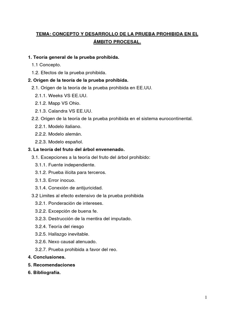Prueba Prohibida DR Neyra | PDF | Evidencia (ley) | Derecho penal
