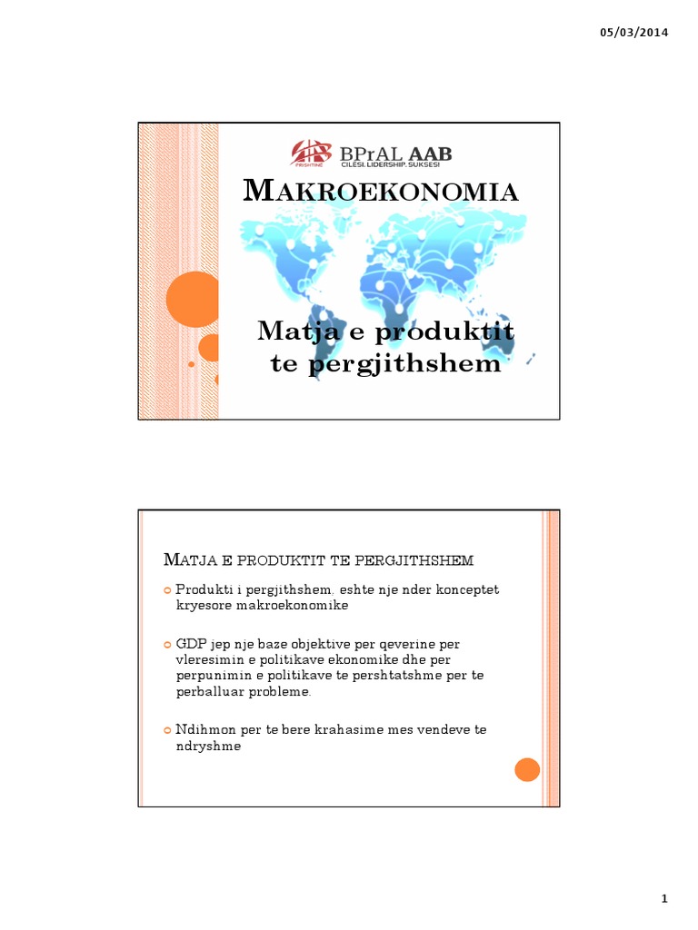 Makroekonomia - Ligjerata 2 | PDF