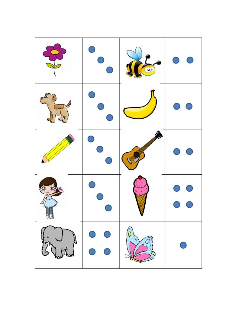 Domino Silabas para trabajar Conciencia Fonológica