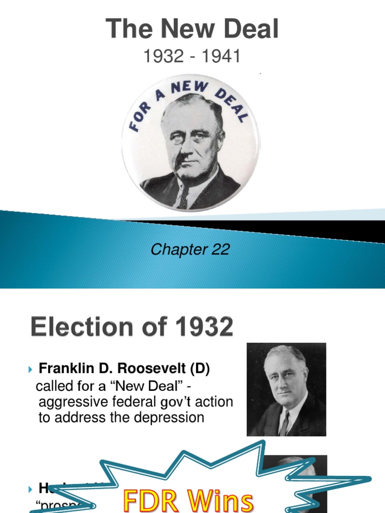 Overview of FDR's New Deal Programs | PDF | Franklin D. Roosevelt | New ...