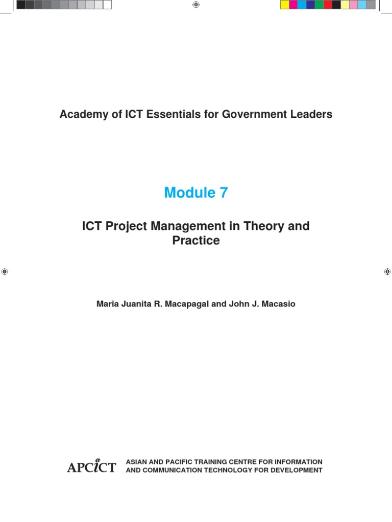 Unapcict Module 7: Ict Project Management Theory and Practice | PDF ...