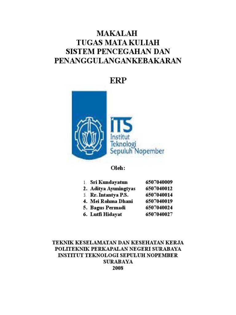 Cover Laporan PPNS-ITS | PDF