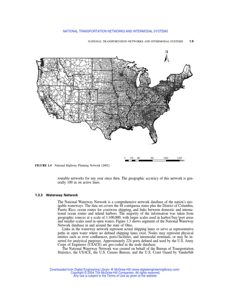 National Transportation Networks and Intermodal Systems: 1.3.3 Waterway ...