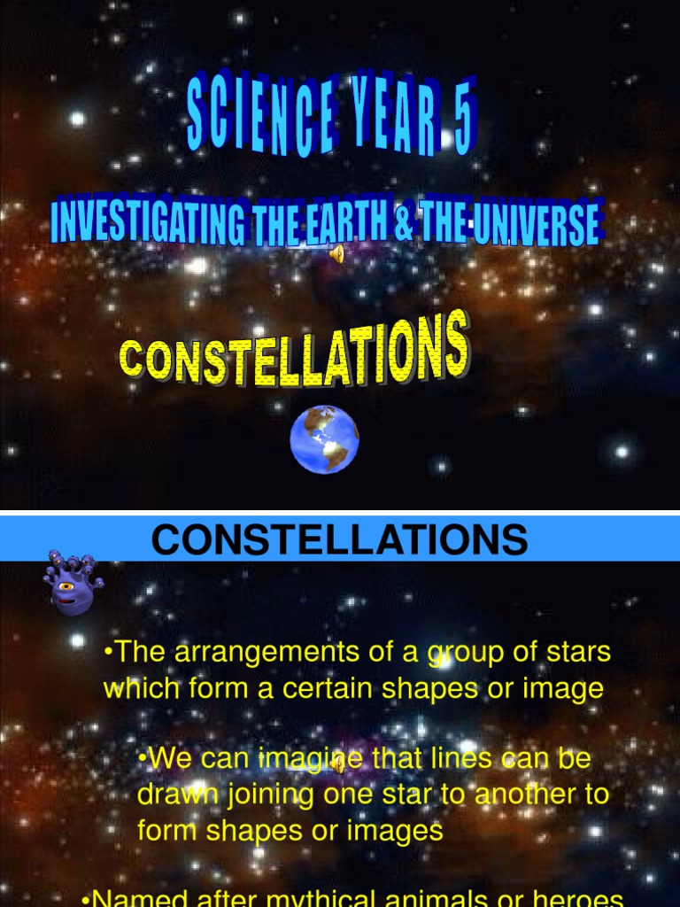 CONSTELLATIONS.ppt | Constellation | Astrological Sign