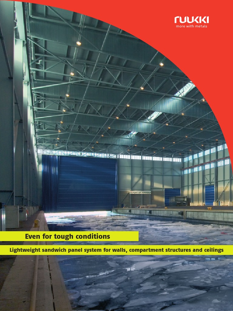 Sandwich Panels en Lo RUUKKI | PDF | Wall | Framing (Construction)