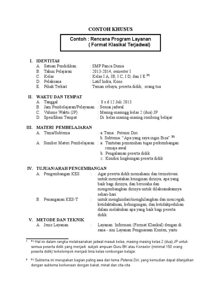 RPL Contoh Khusus | PDF