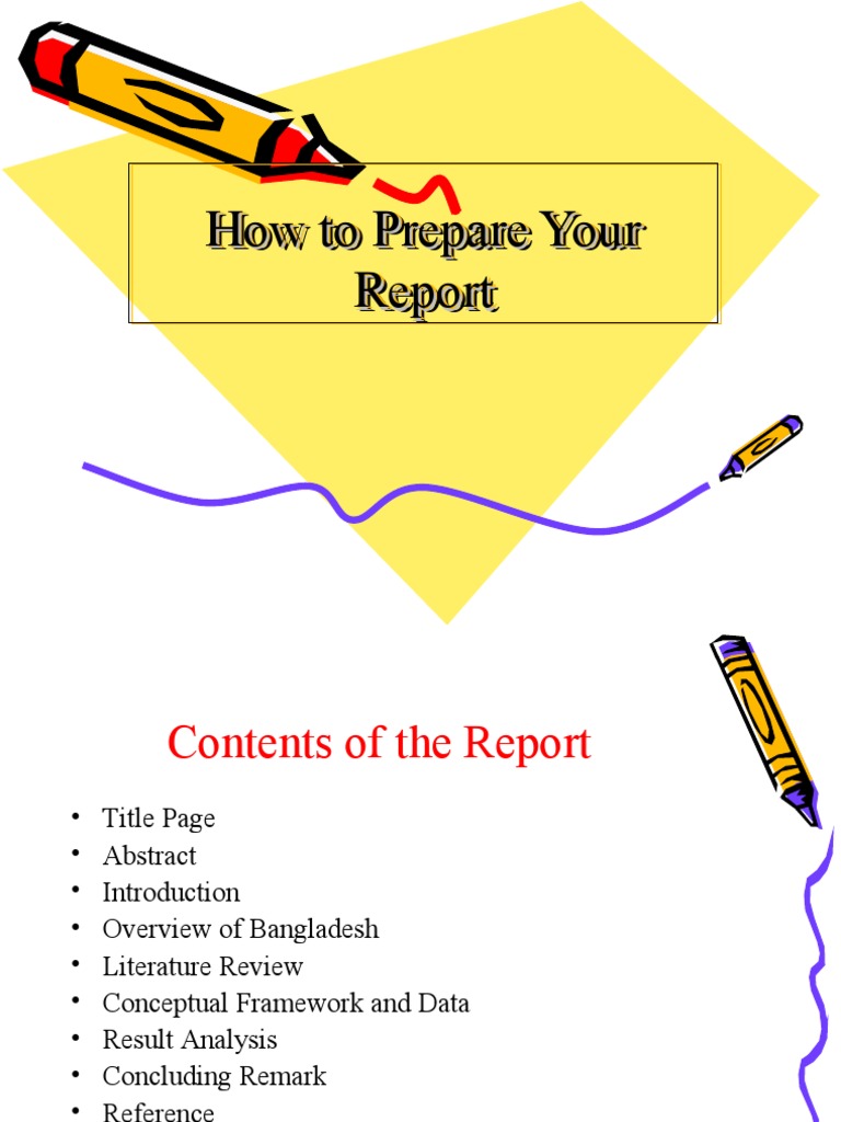 How To Prepare Your Report | PDF | Non Governmental Organization | Science