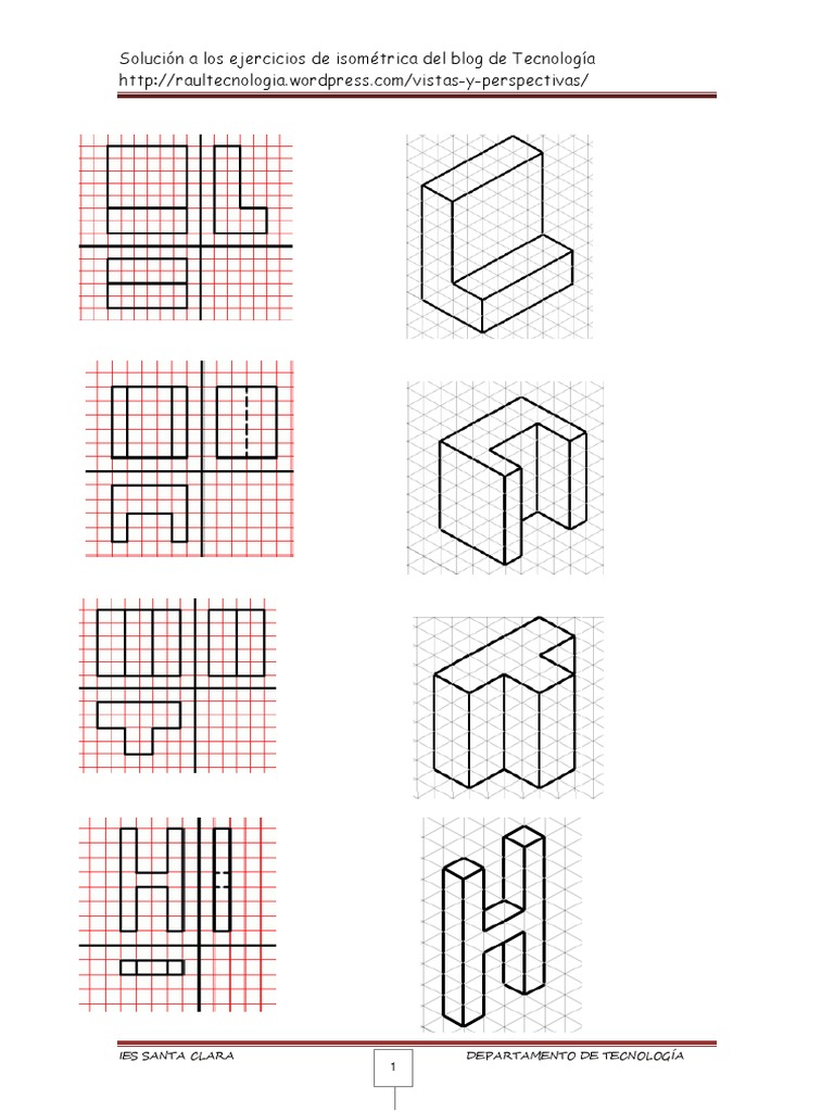 Soluciones A Ejercicios Isometrica Blog | PDF