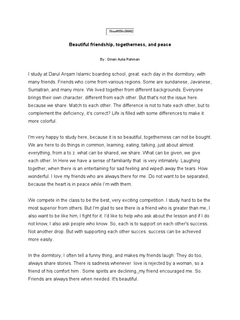 Beautiful Friendship | PDF