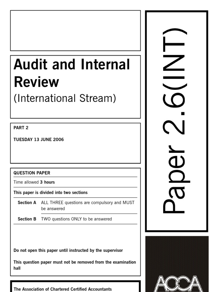 Audit and Internal Review | PDF | Internal Audit | Audit