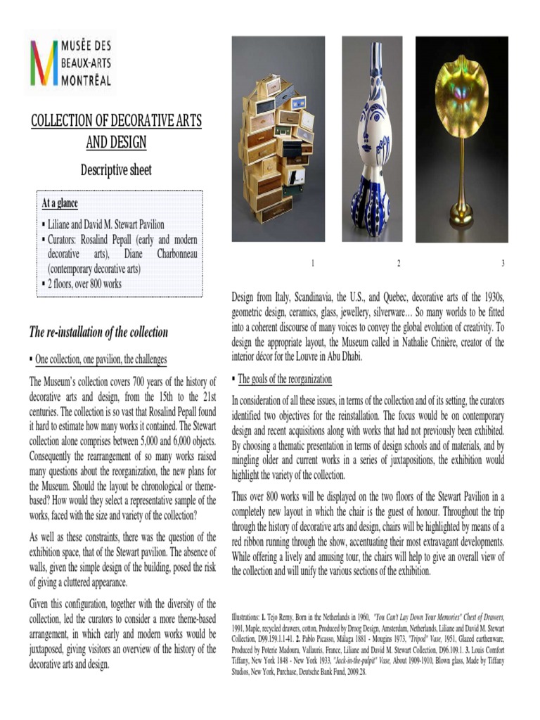 Decorative Arts and Design Collection | PDF | Art Media | Decorative Arts