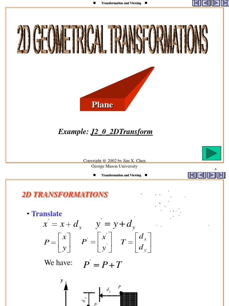 2 Dtransform | Download Free PDF | Linear Algebra | Mathematical Objects