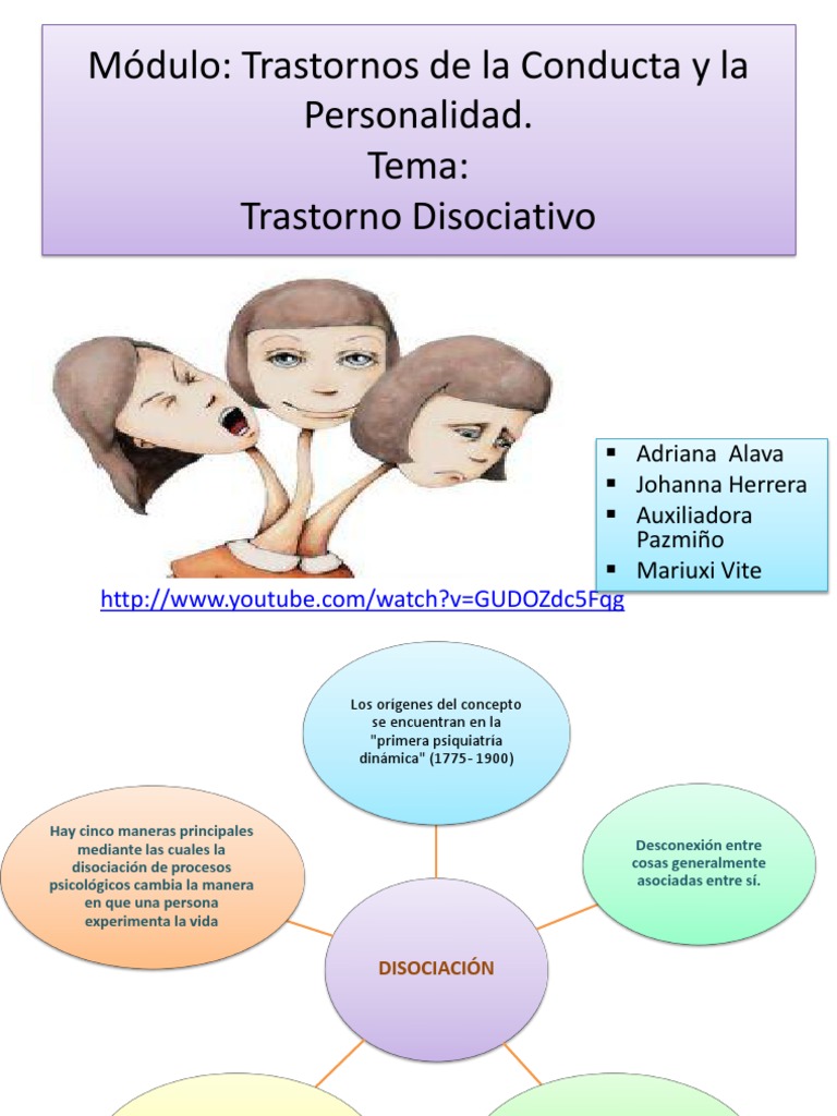 Trastorno Disociativo | PDF | Disociación (psicología) | Medicina