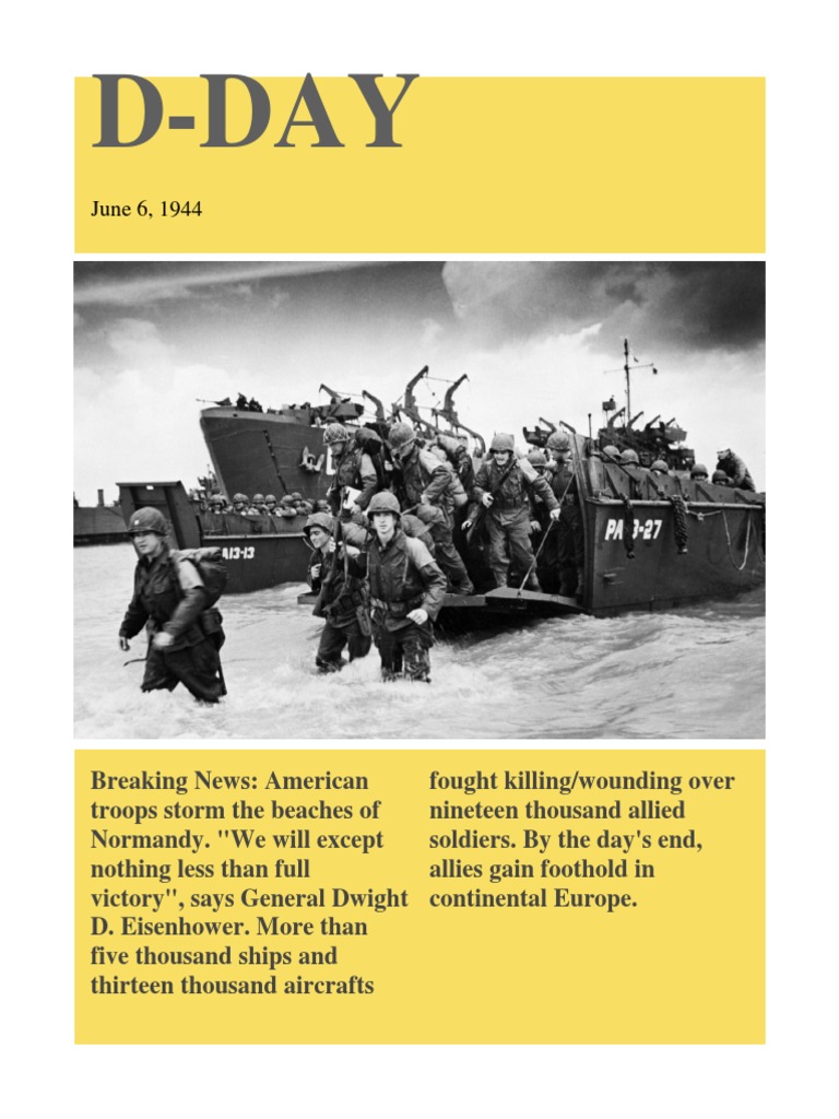 D-Day: Allies Invade Normandy 1944 | PDF | History