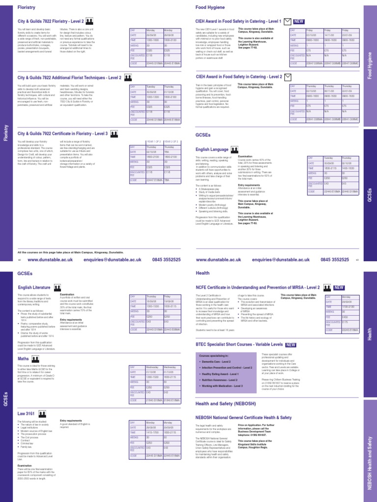 City & Guilds 7822 Floristry - Level 2 | PDF | Floristry