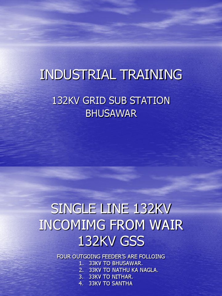 132KV Grid Substation Training Overview | PDF