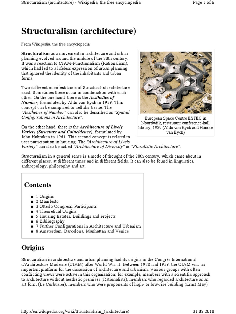 Structuralism (Architecture) | PDF | Architectural Design | Architecture