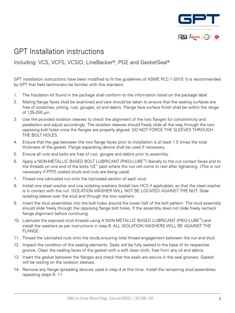 GPT Installation Instructions - Lores | PDF | Metalworking | Screw