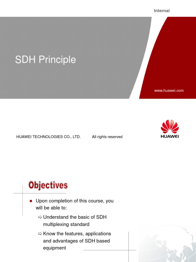 SDH Principle | PDF | Physical Layer Protocols | Communications Protocols