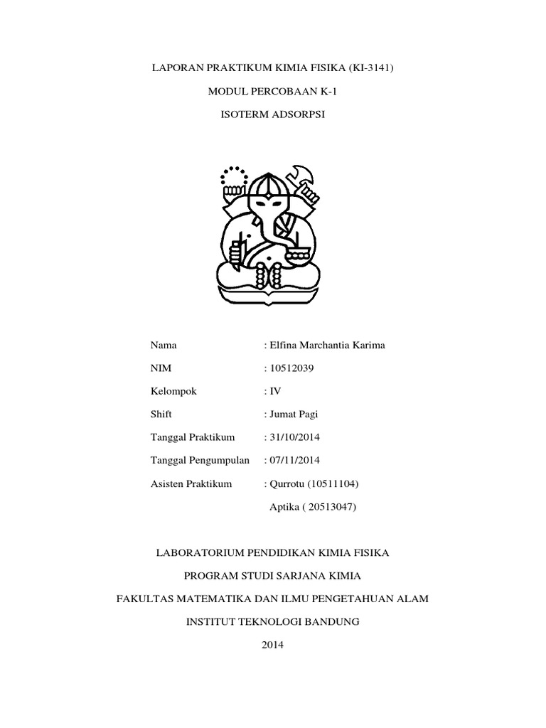 Isoterm Adsorpsi | PDF