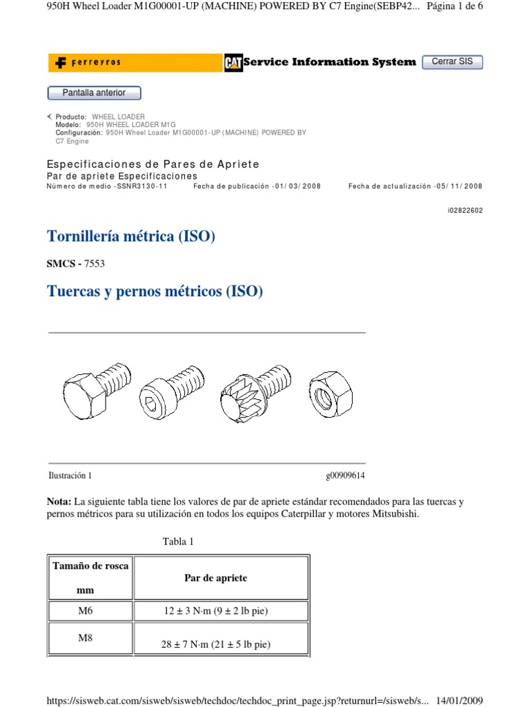 Torque de Pernos PDF | Herramientas | Ingeniería mecánica