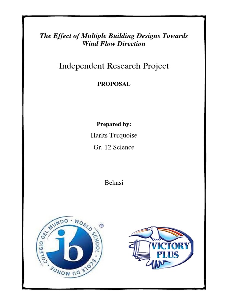 IRP Proposal Harits - 12 Science | PDF | Wound | Experiment