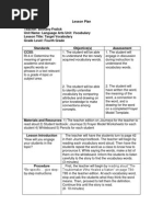 Giving Directions Lesson Plan | PDF | Classroom | Learning