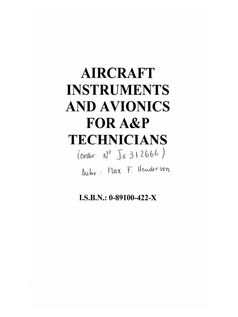 Aircraft Instruments & Avionics | PDF