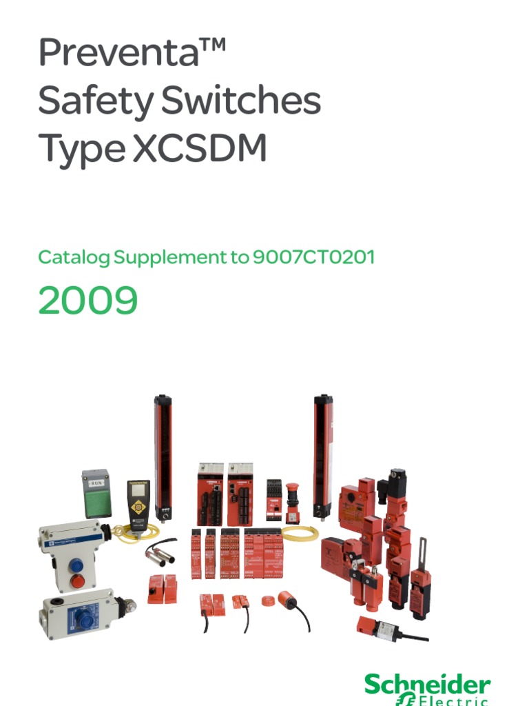 Schneider Electric - Preventa Safety Switches XCSDM | PDF | Electrical ...