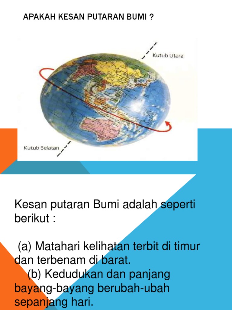 Kesan Putaran dan Peredaran Bumi | PDF