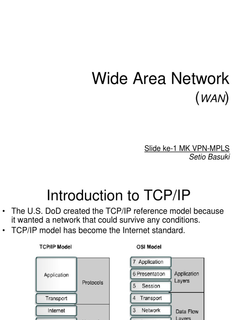 1 - Basic Network and WAN | Ip Address | Internet Protocols