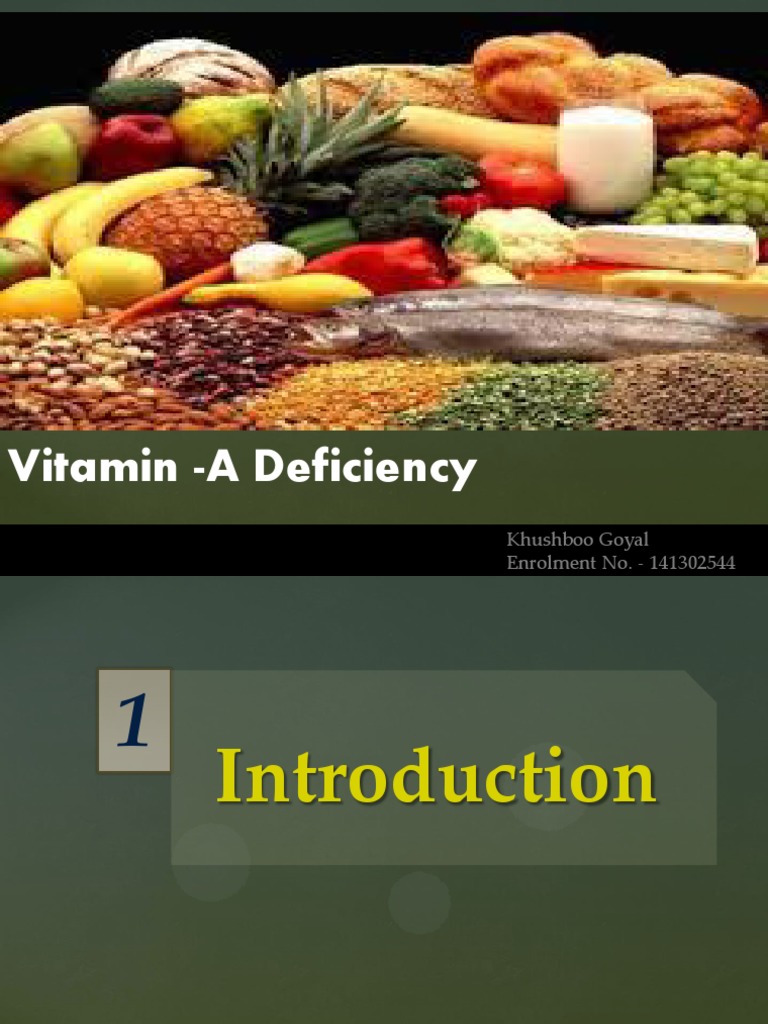 Vitamin A Deficiency: Impact and Treatment | PDF | Vitamin A | Diseases ...