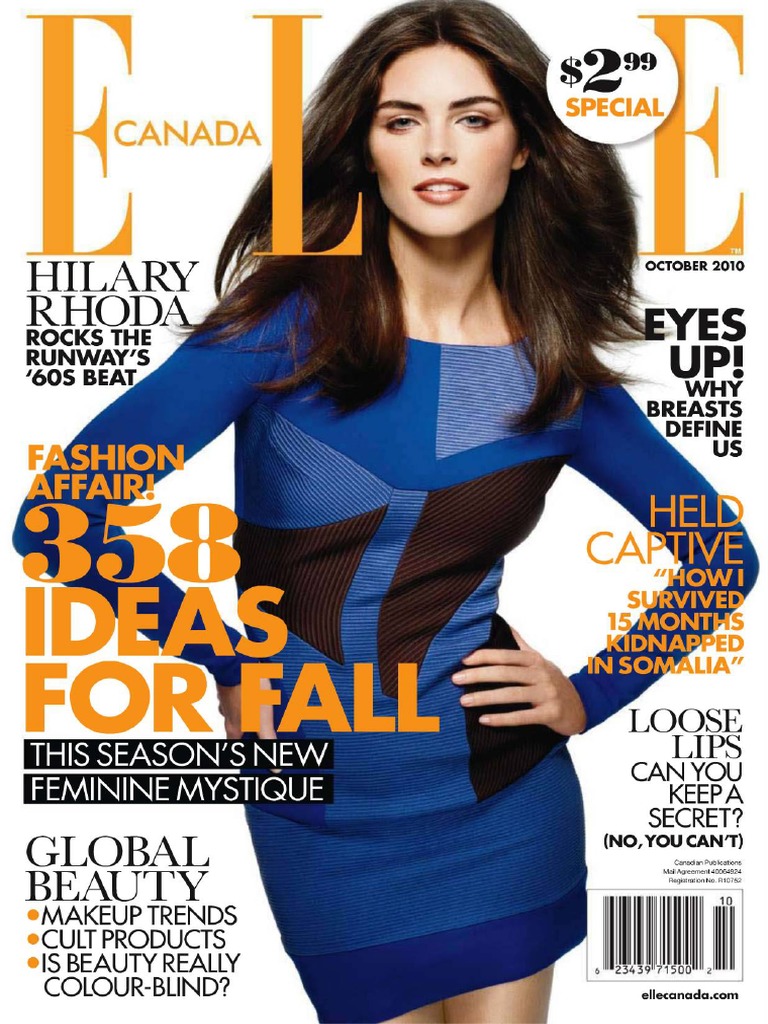 Elle Canada, October 2010 | PDF | Magazines | Monthly Magazines