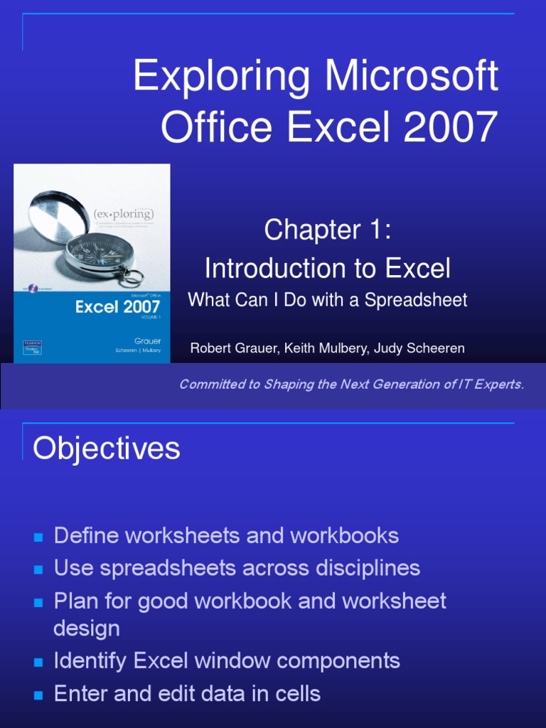 Exploring Microsoft Office Excel 2007 | PDF | Spreadsheet | Microsoft Excel