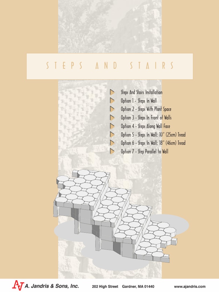 Step-by-Step Instructions for Installing Keystone Retaining Wall Steps ...