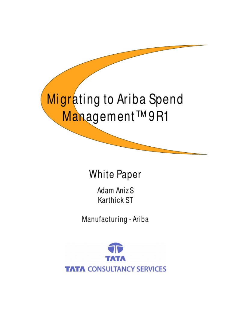 Ariba - White Paper PDF | PDF | Oracle Database | Web Service