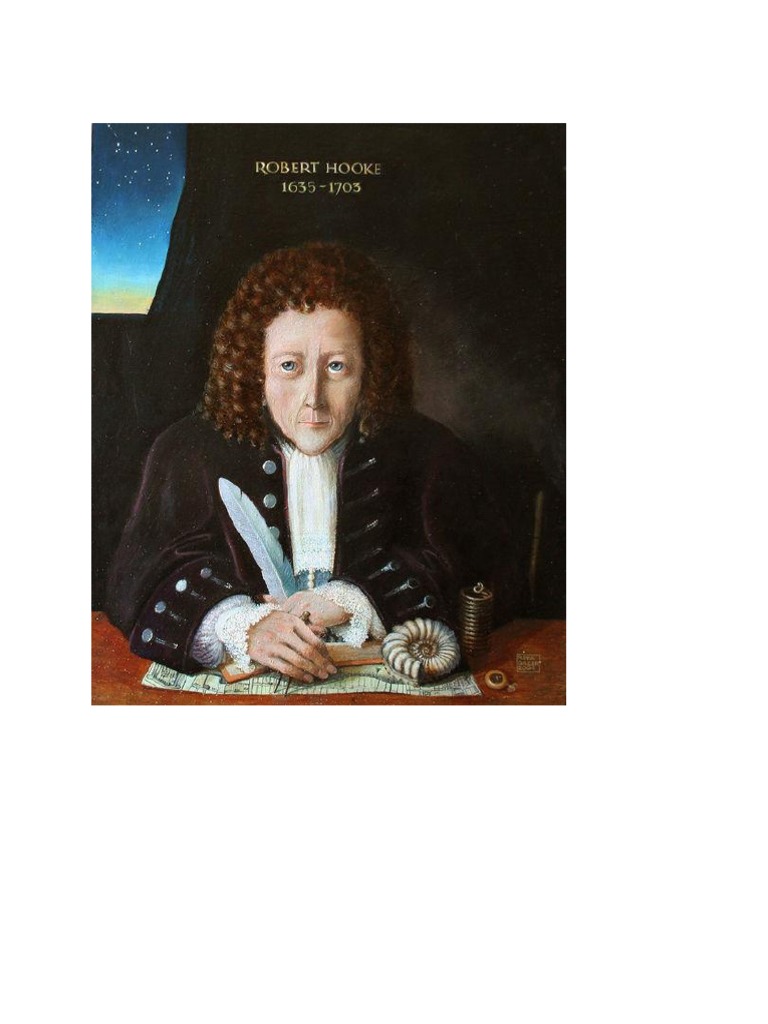 Legado y descubrimientos de Robert Hooke | PDF | Astronomía | Ciencias ...