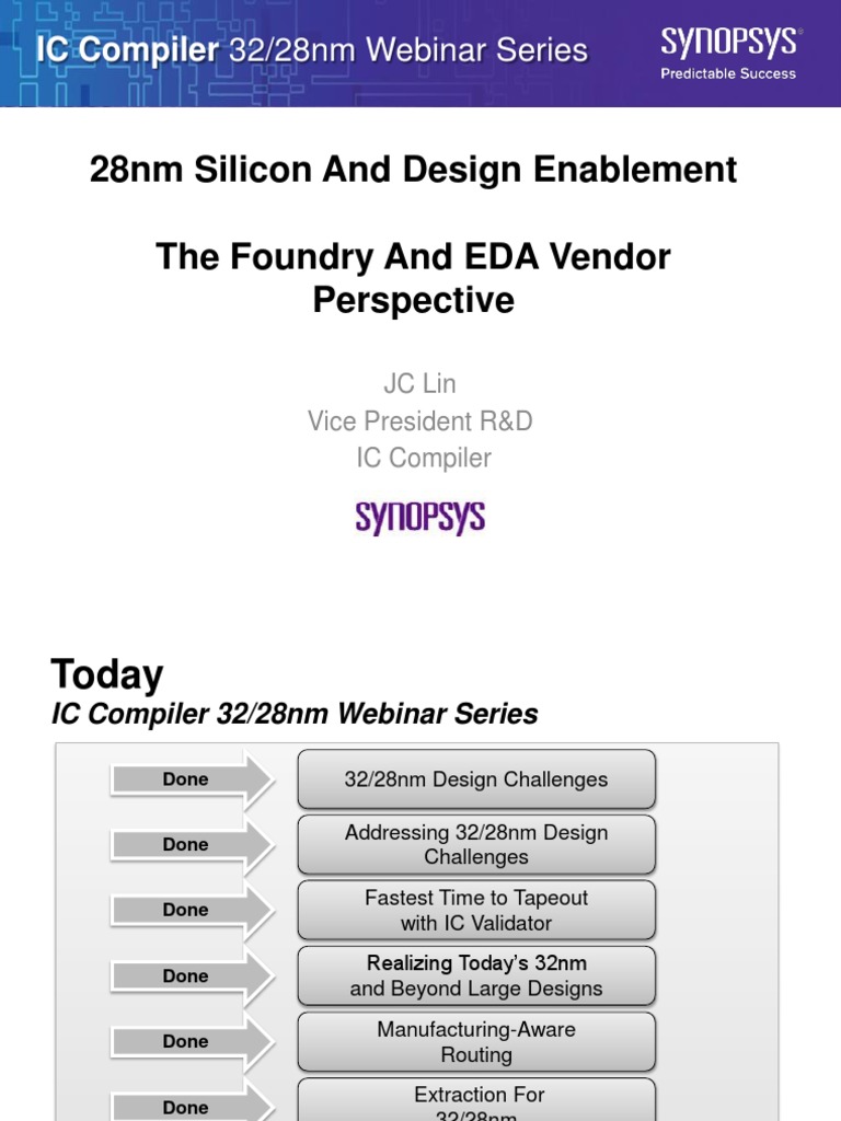 28nm Synopsys | PDF | Electronic Design Automation | Electrical Engineering