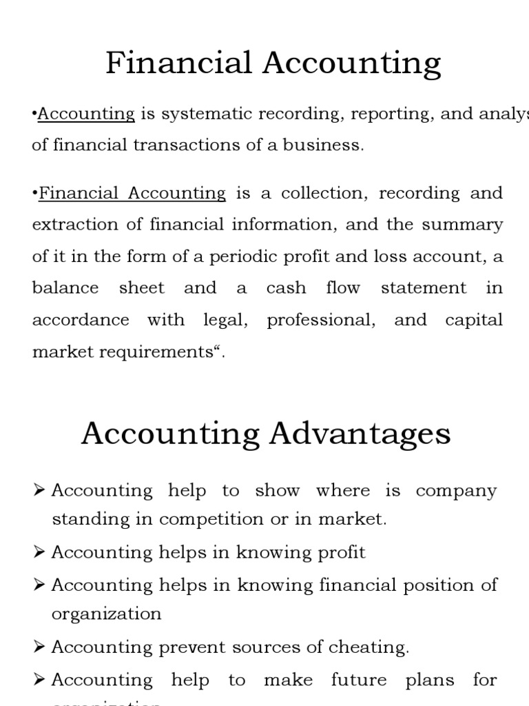Financial Accounting Basics | PDF