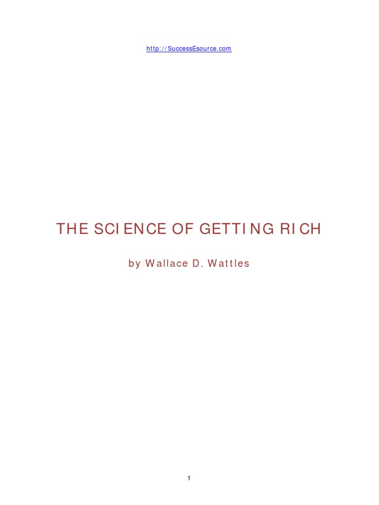 The Science of Getting Rich | PDF | Gratitude | Thought