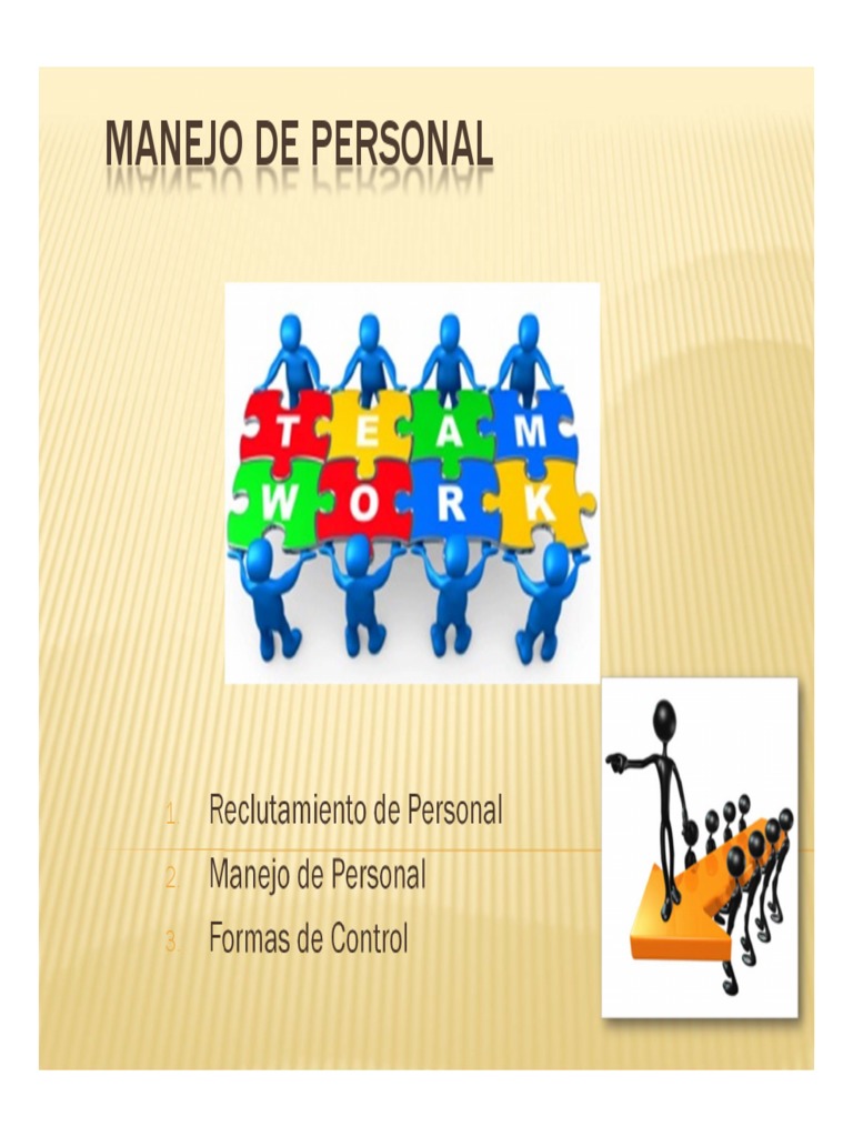 Manejo de Personal | PDF | Recursos humanos | Reclutamiento