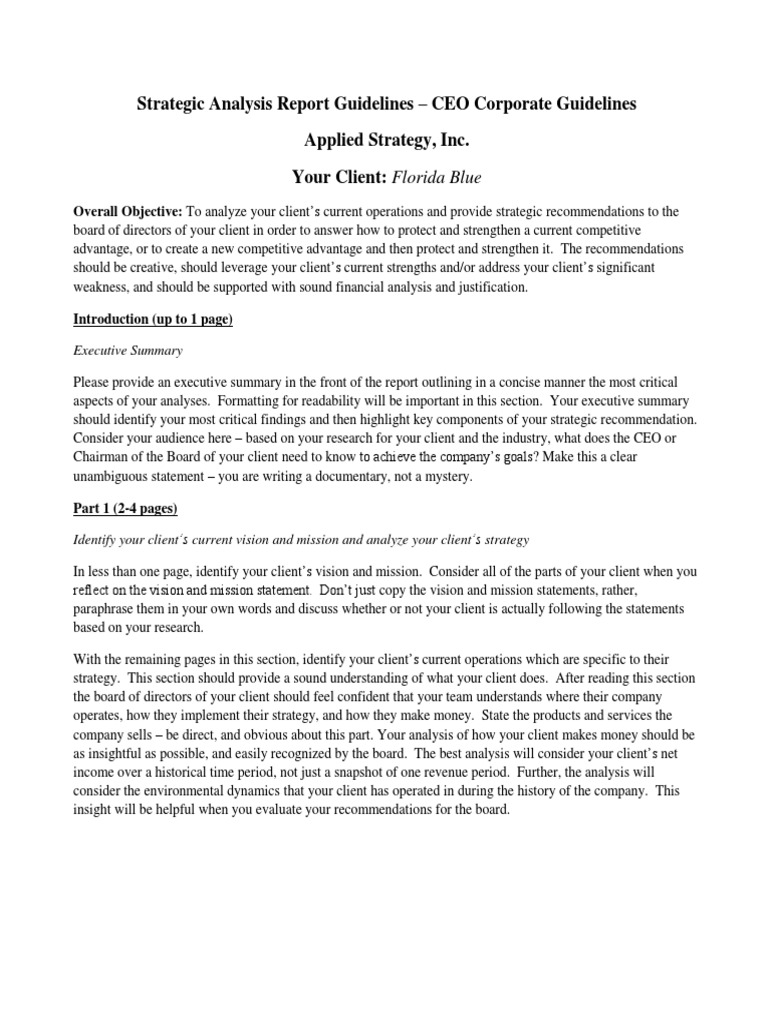 Strategic Analysis Report | PDF | Strategic Management | Swot Analysis