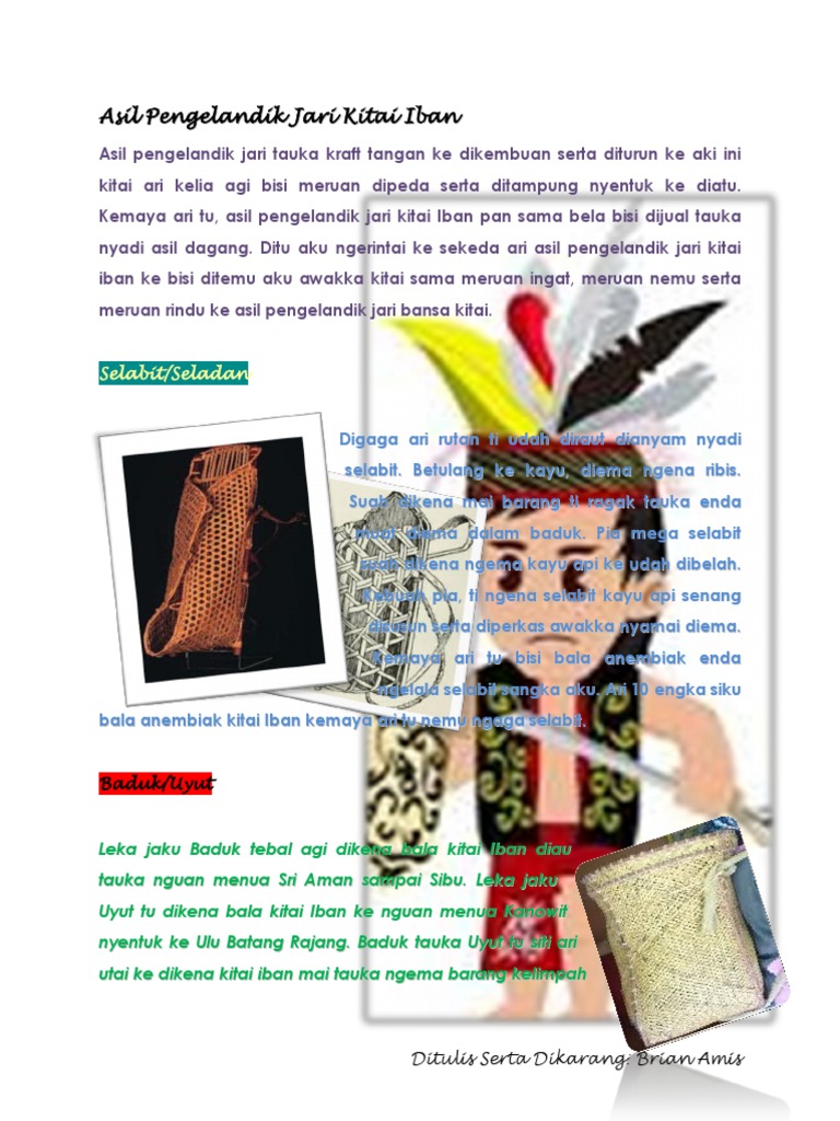 Makanan Tradisional Iban | PDF