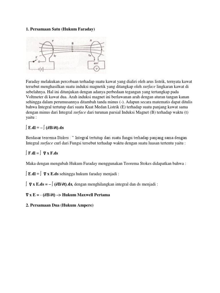 Turunan Rumus Maxwell | PDF