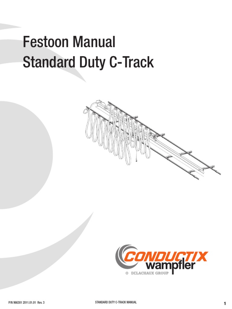 Standard Duty C-Track Manual P/N 966301 2011.01.01 Rev. 3 | PDF | Cable ...