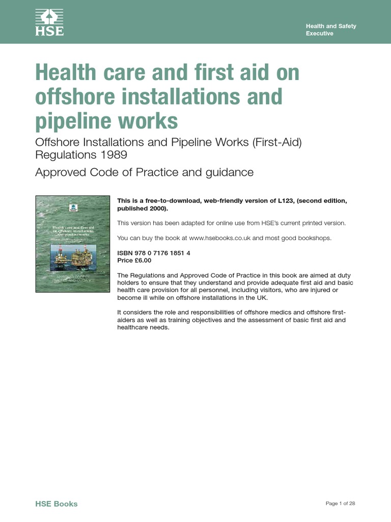 First Aid Offshore - HSEx | PDF