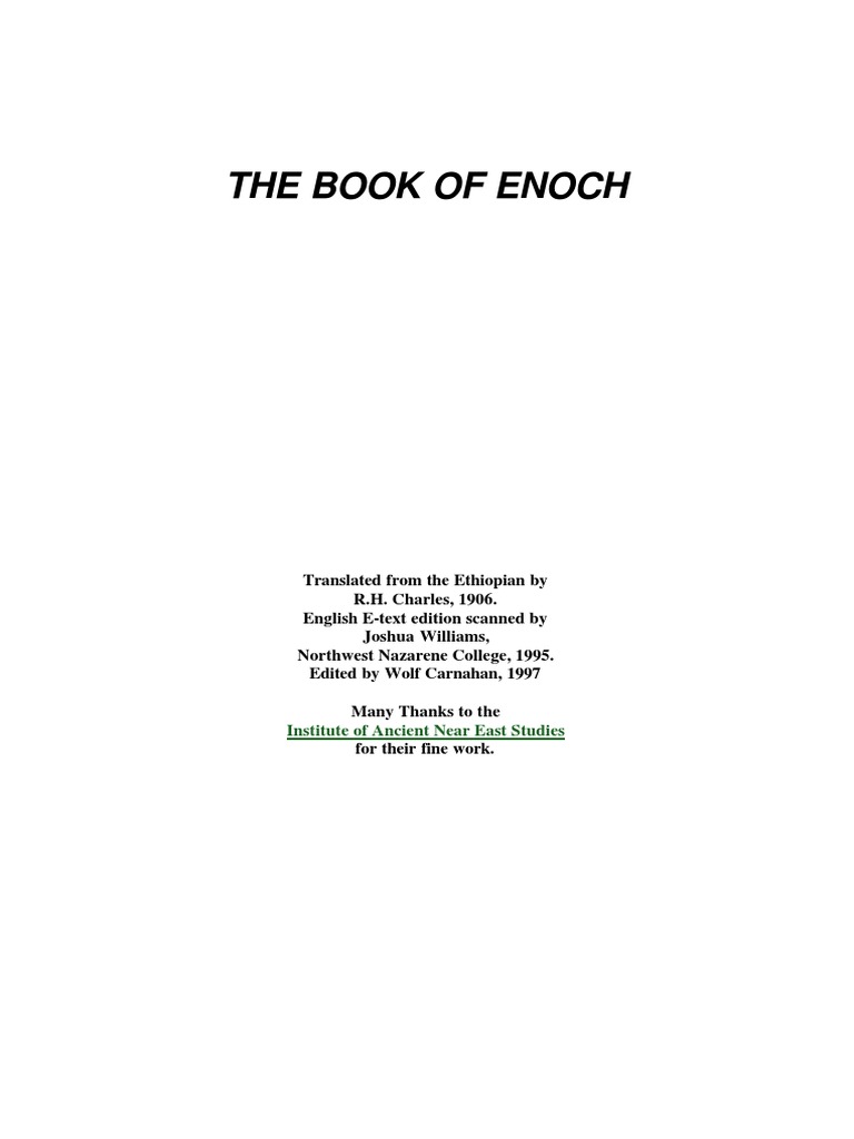 The Book of Enoch | PDF | Book Of Enoch | Gabriel