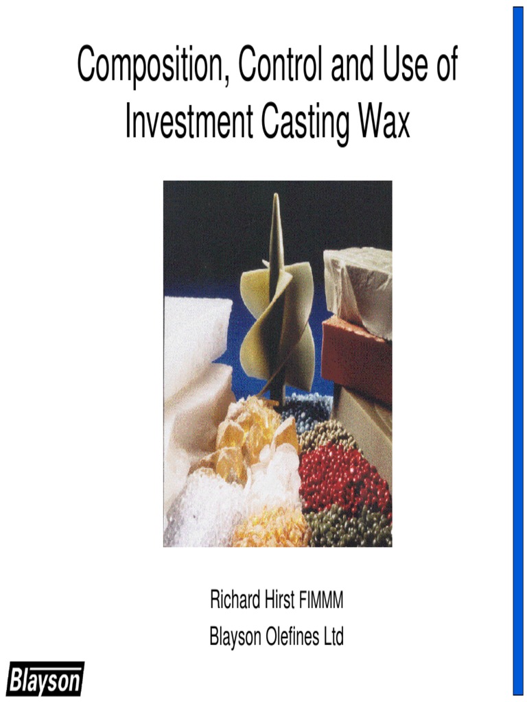 WAX Selection PDF | PDF | Thermal Expansion | Wax